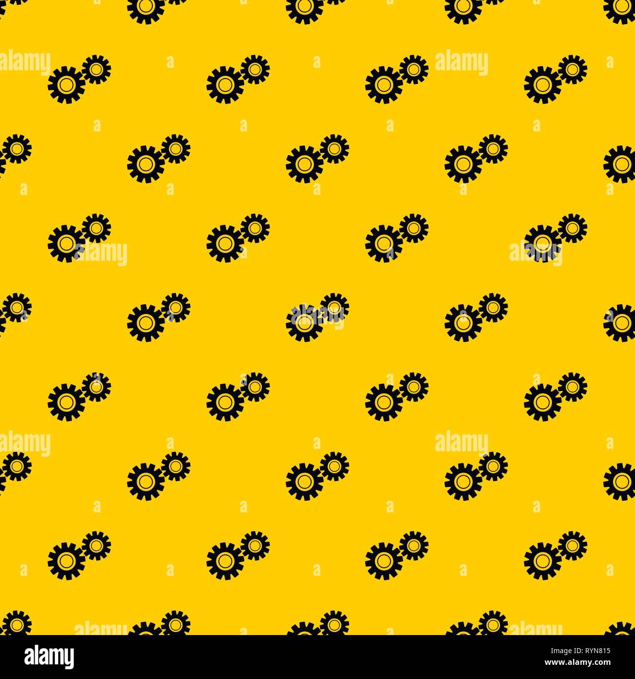 Two gears pattern vector Stock Vector Image & Art - Alamy