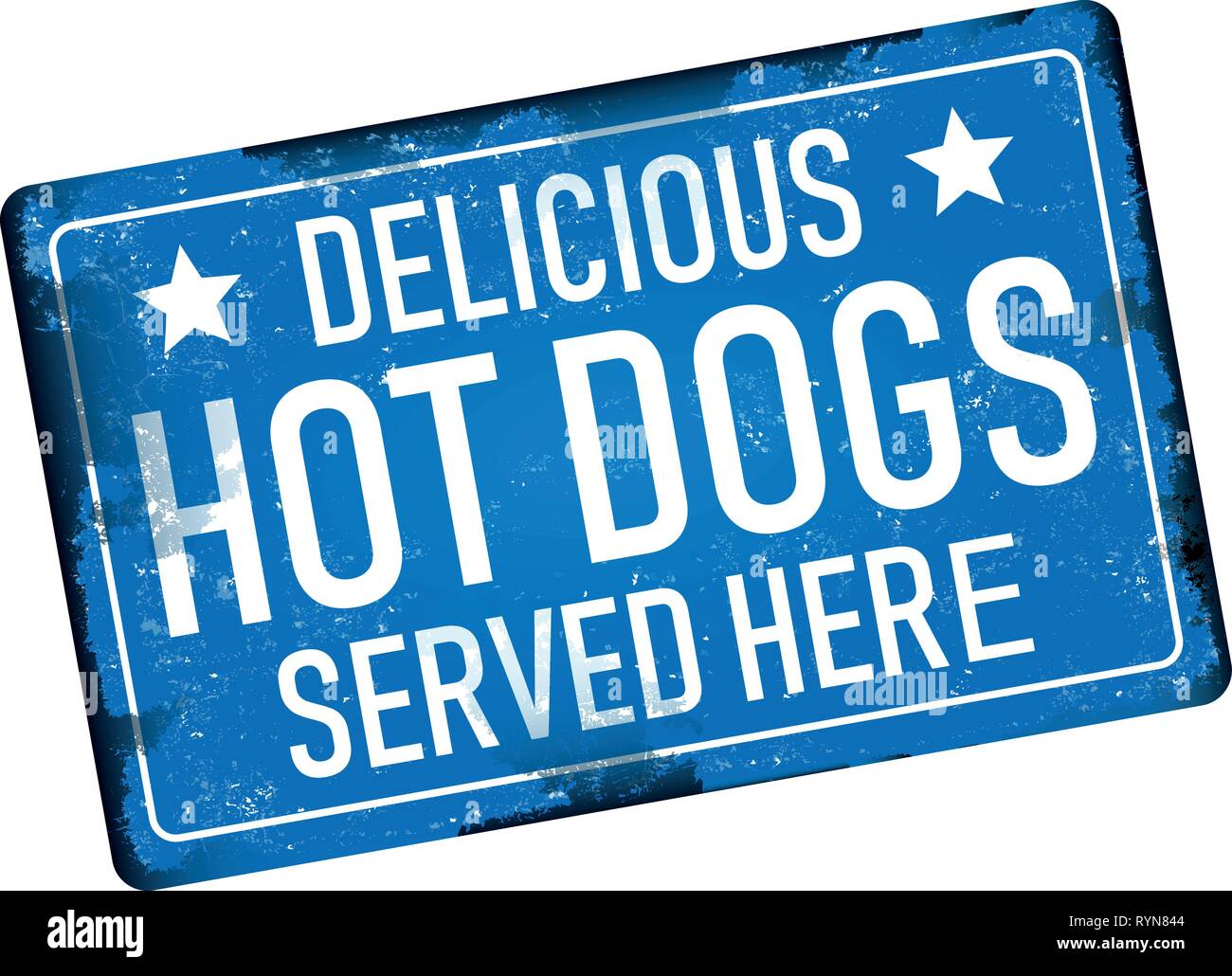 Old diner signs Stock Vector Images - Alamy