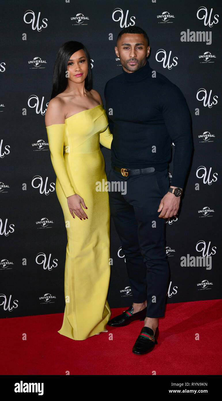 Sian gabbidon ands clint gordon attending hi-res stock photography and ...