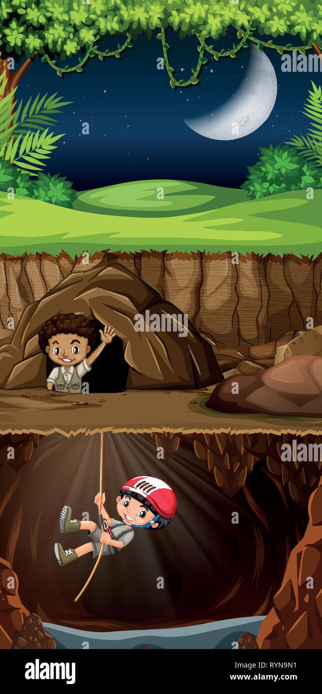 Water moon cave hi-res stock photography and images - Alamy