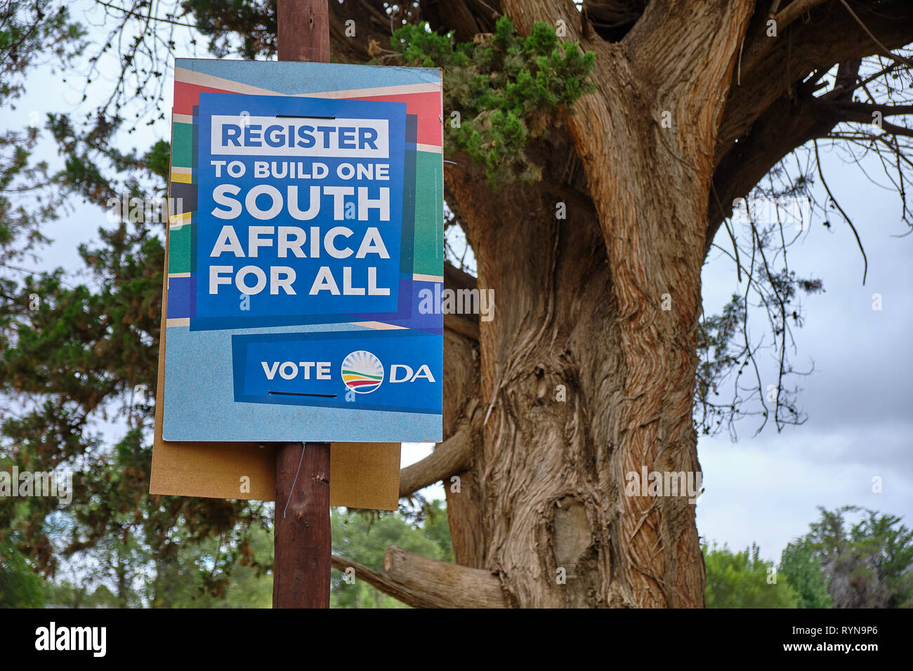 South African election poster for the May 2019 election for the ...