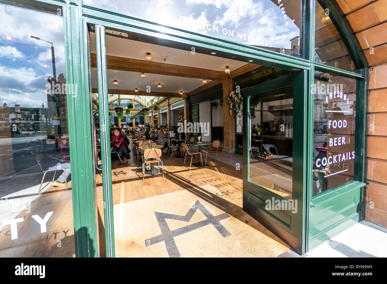 Market Hall, Fulham. London. UK Stock Photo - Alamy