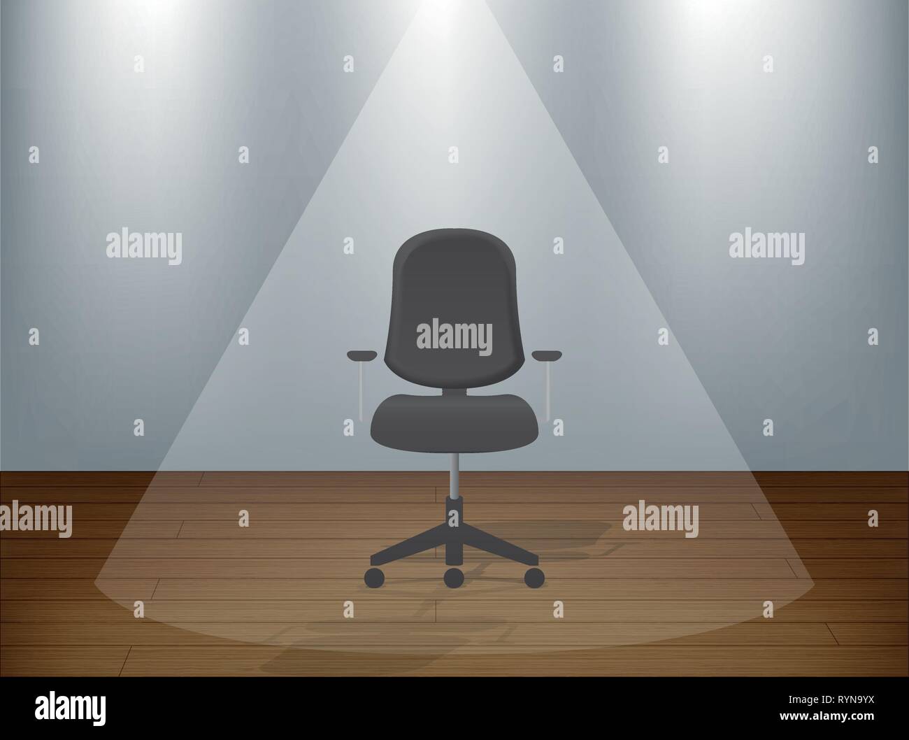 Spotlight on empty chair on hi-res stock photography and images - Alamy