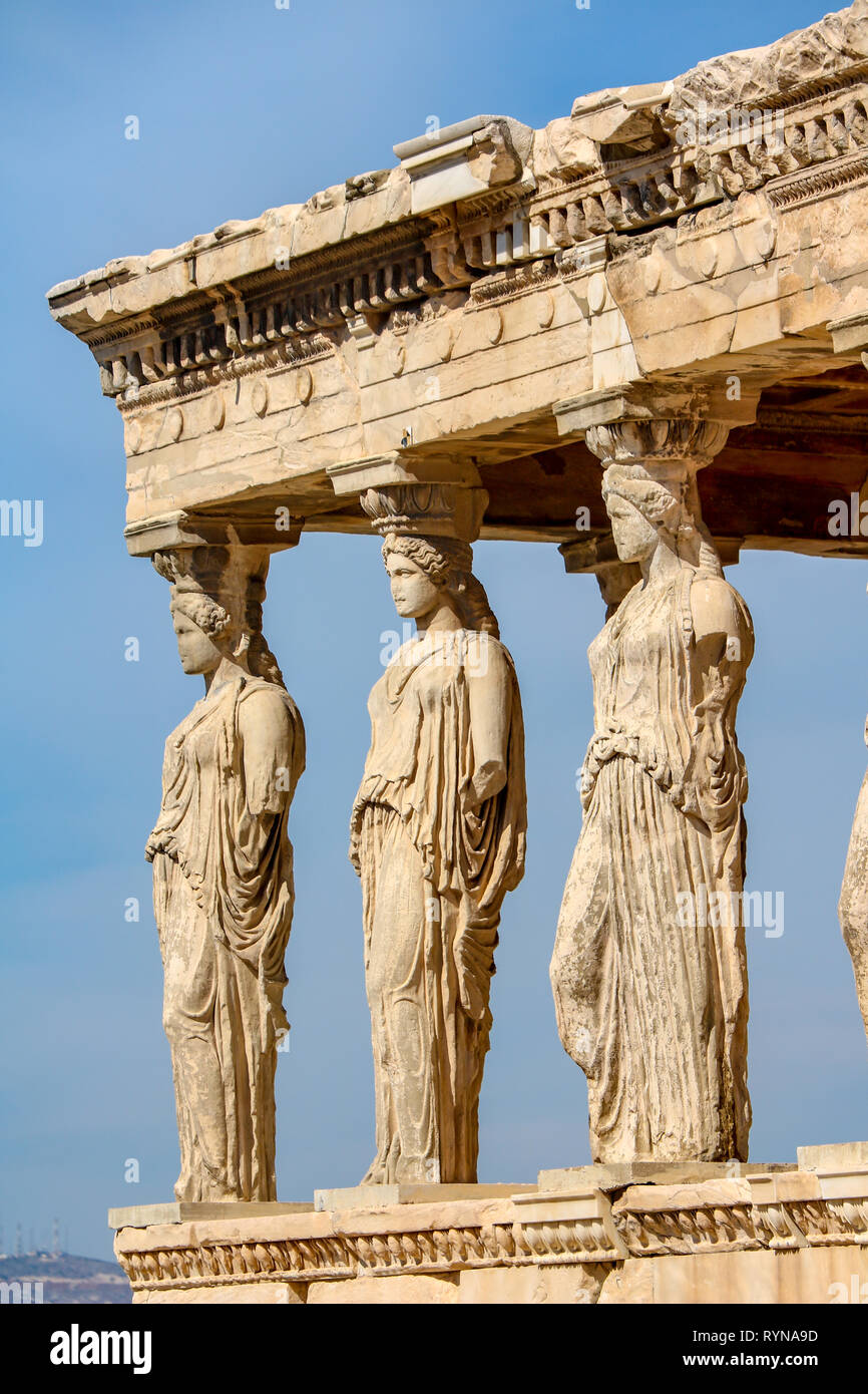 Caryatids in the erechtheion hi-res stock photography and images - Alamy