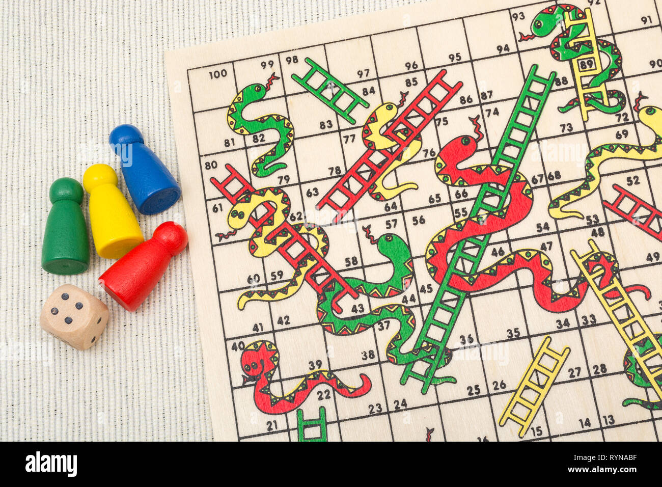 Snakes And Ladders Board High Resolution Stock Photography and Images ...