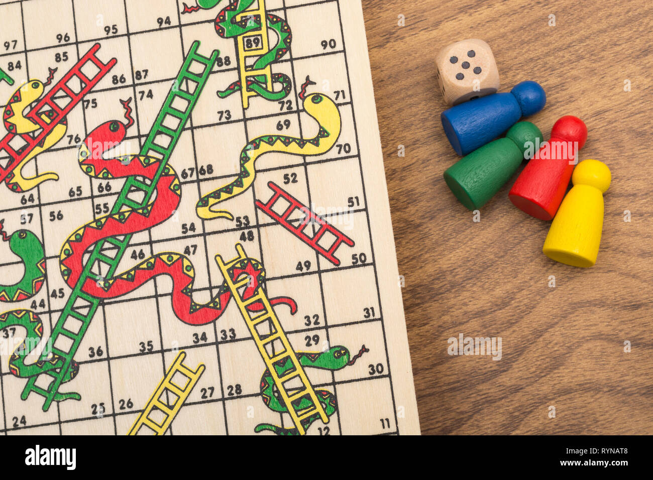 Snakes And Ladders Board High Resolution Stock Photography and Images ...