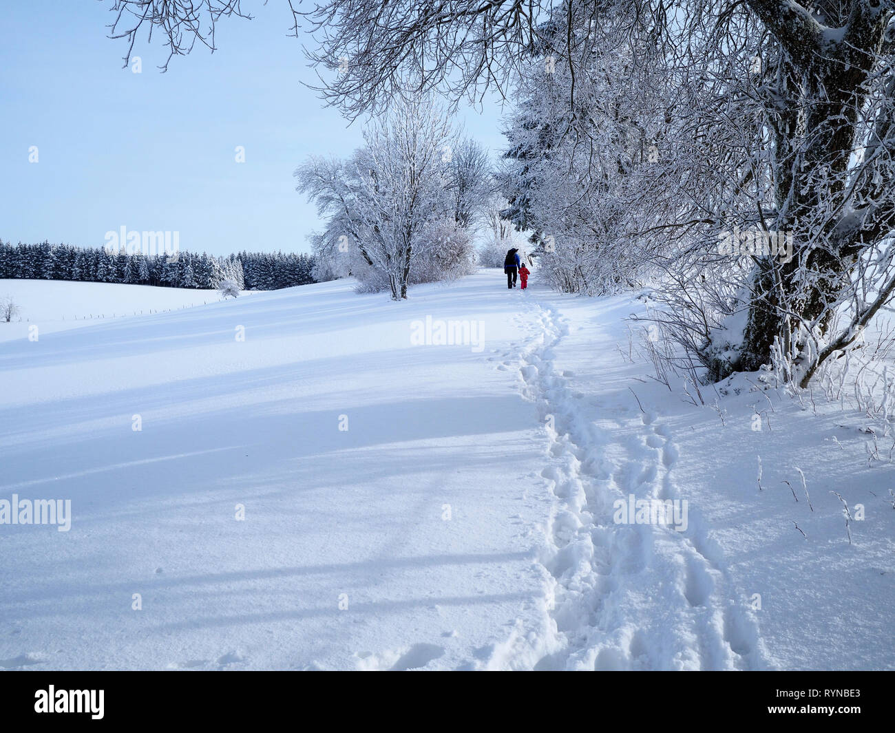 Kid in ice walking hi-res stock photography and images - Alamy