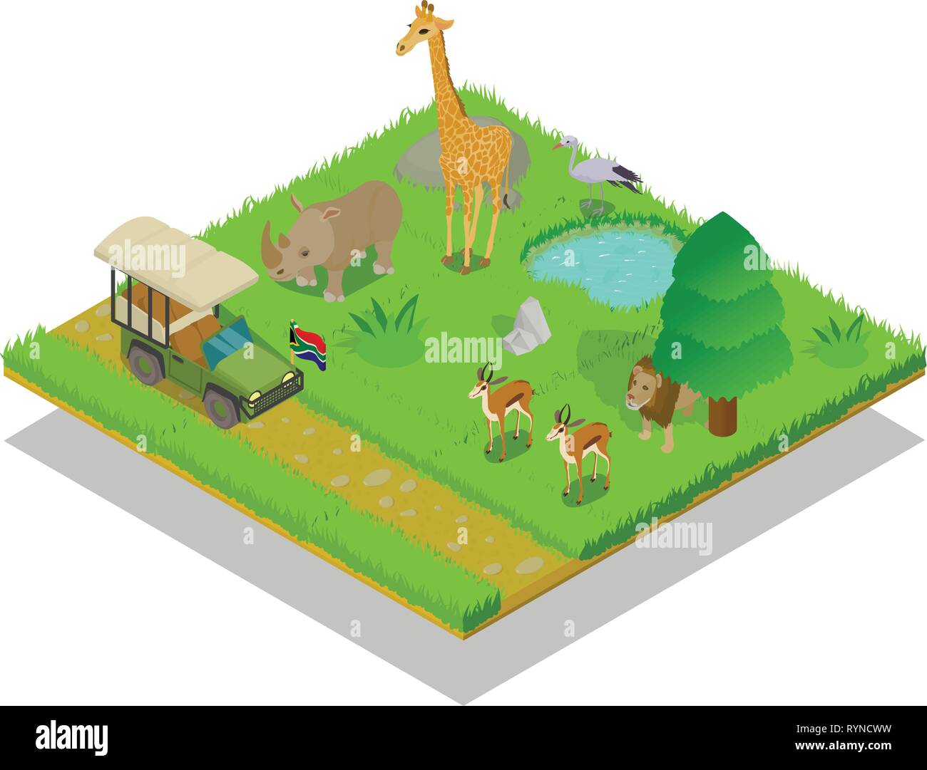 National bird sanctuary Stock Vector Images - Alamy