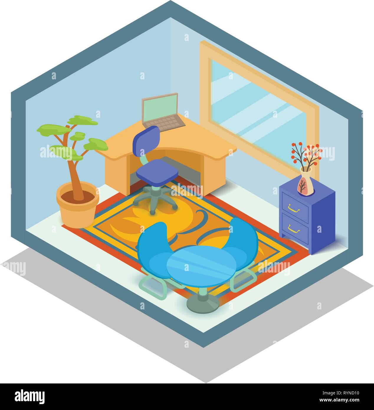 Agency concept banner, isometric style Stock Vector Image & Art - Alamy