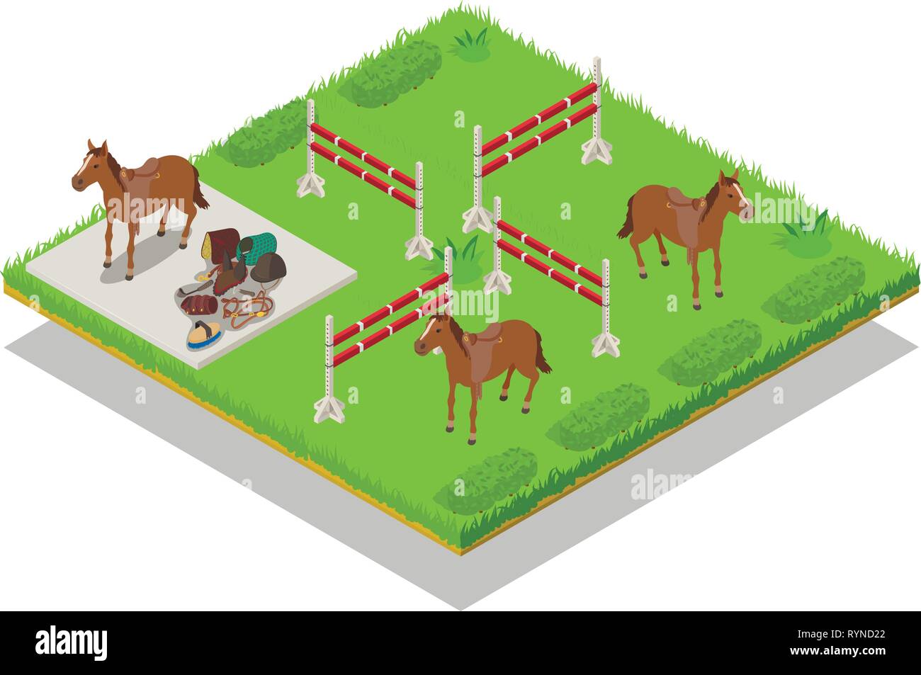 Gallop concept banner, isometric style Stock Vector Image & Art - Alamy