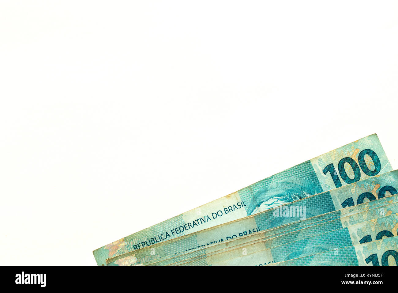 Brazilian one hundred real bill hi-res stock photography and images - Alamy