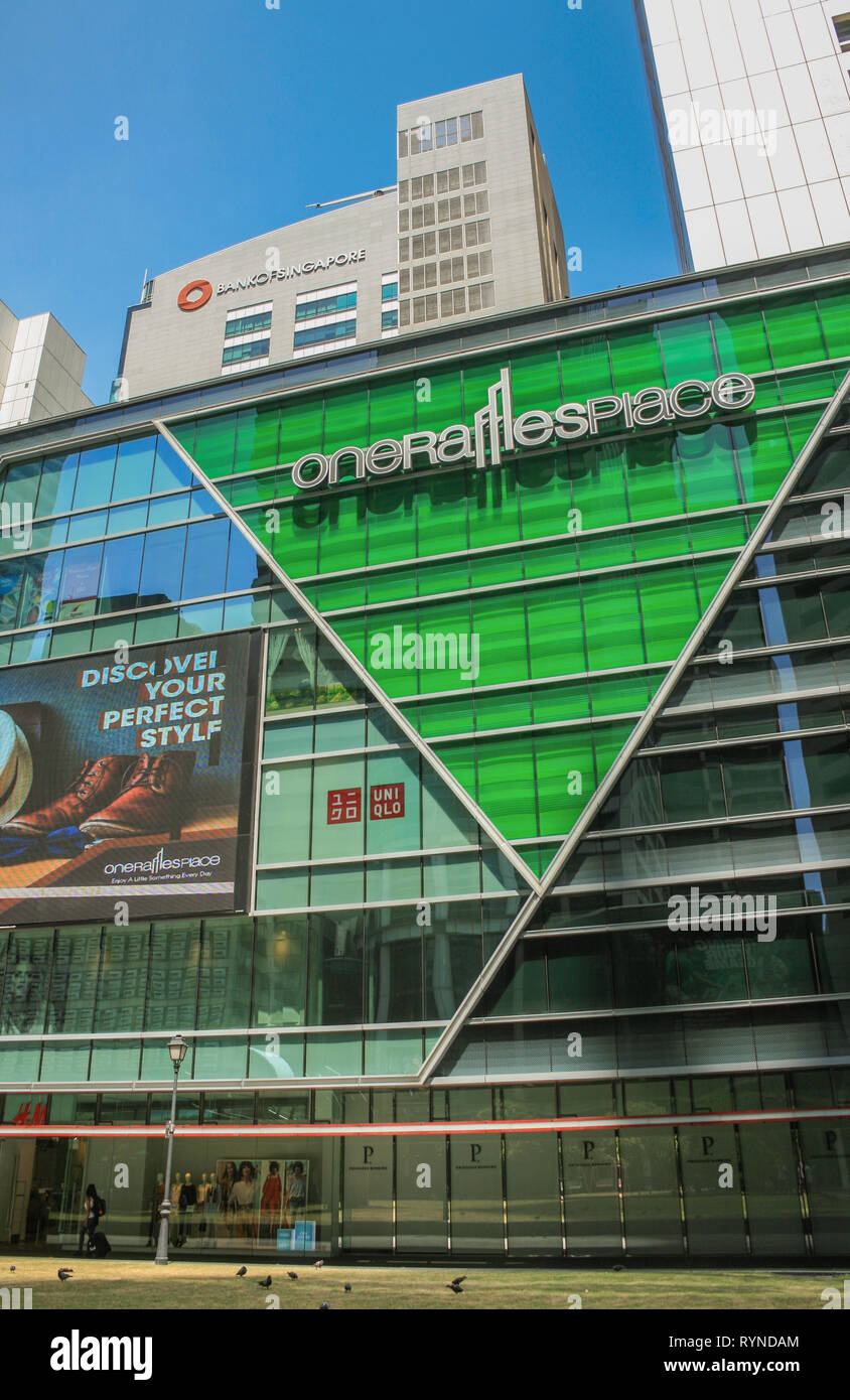Raffles Place, Singapore Stock Photo - Alamy