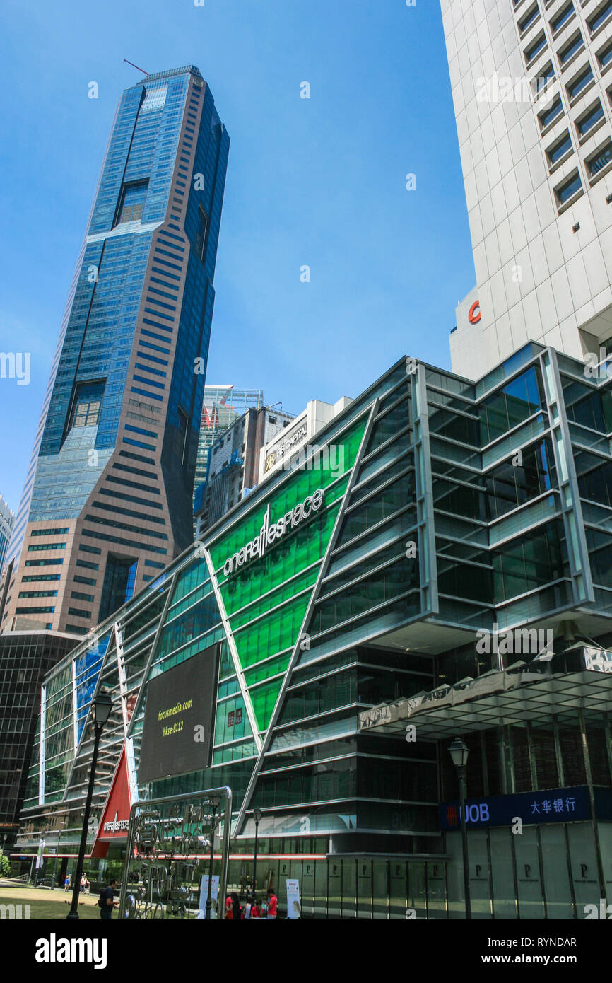 Raffles Place, Singapore Stock Photo - Alamy