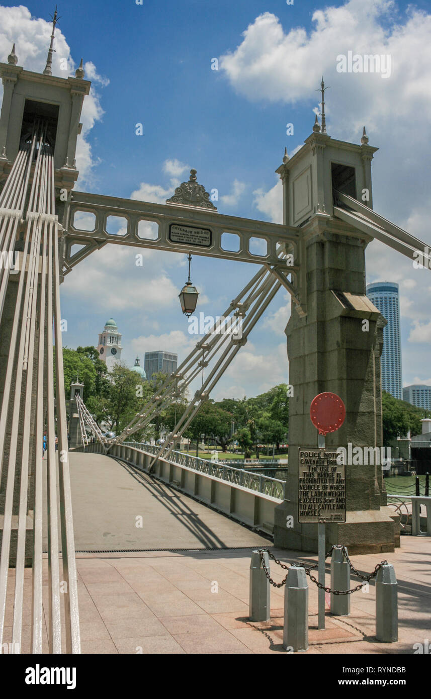Anderson Bridge, Singapore Stock Photo - Alamy