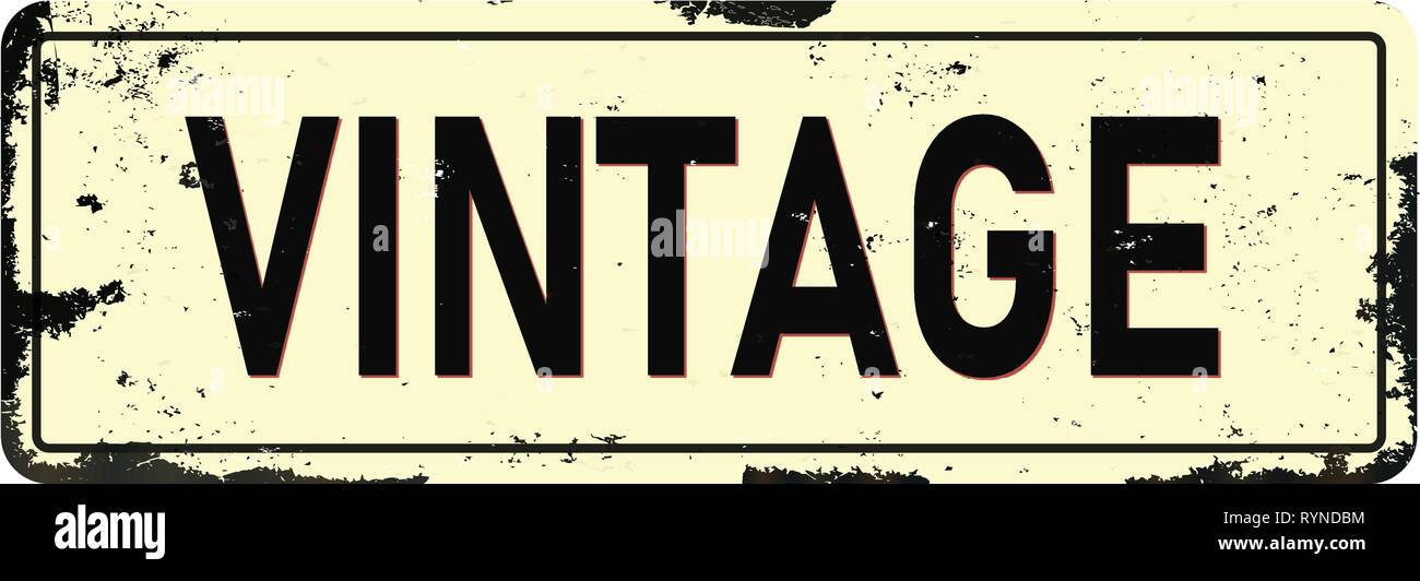vintage web dirty rusty metal icon plate sign Stock Vector Image & Art ...