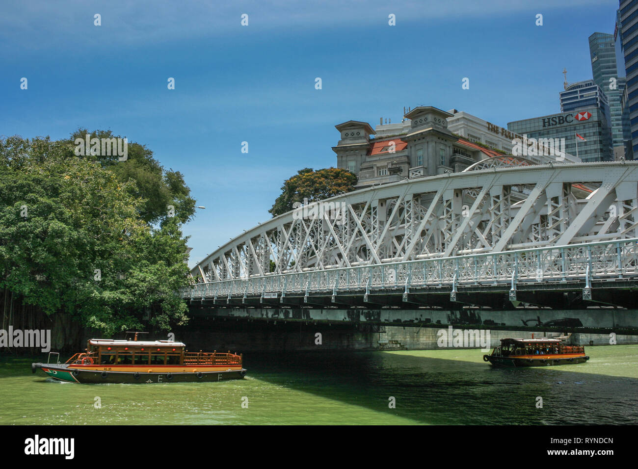 Anderson Bridge, Singapore Stock Photo - Alamy
