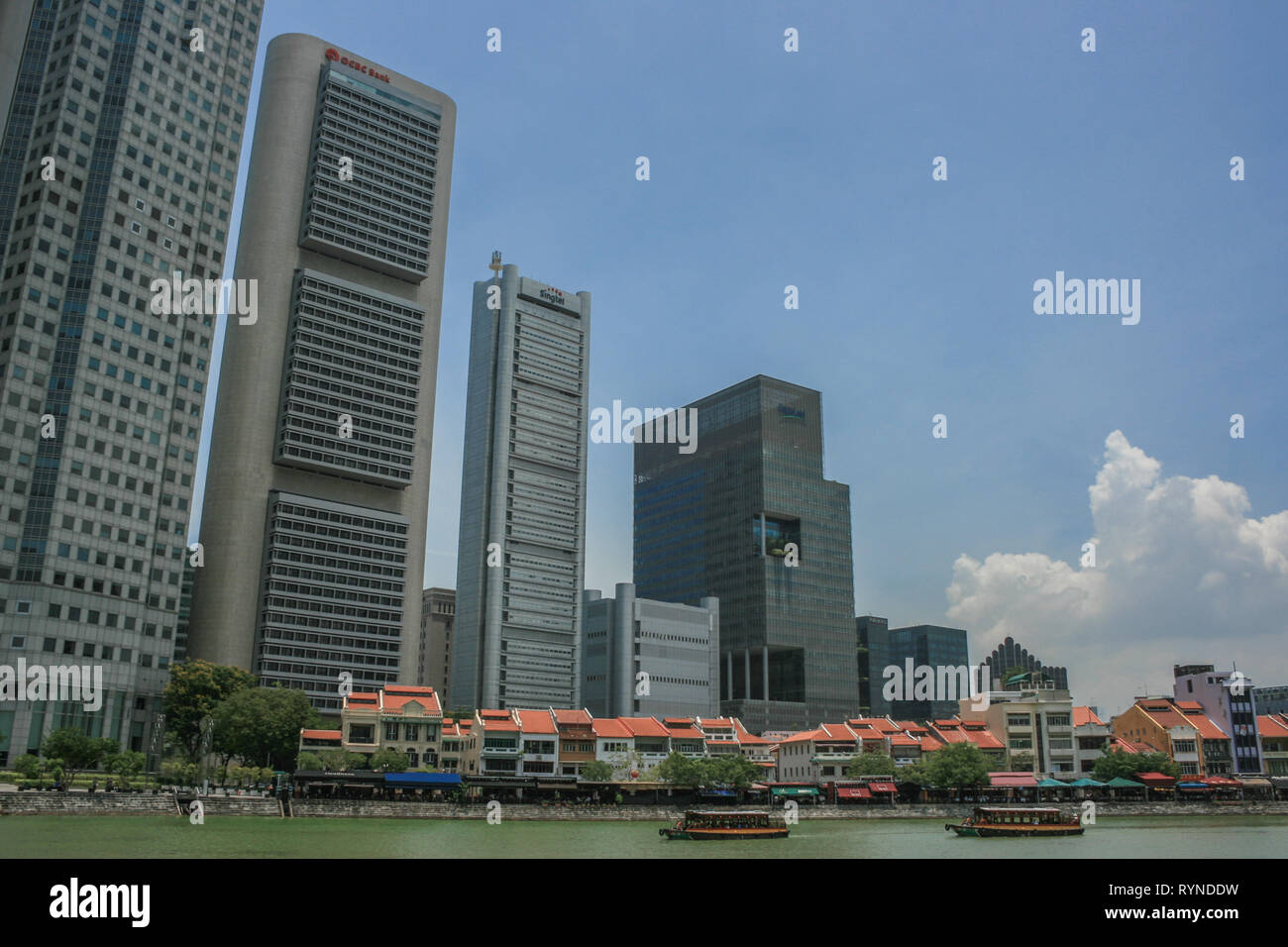 Boat Quay, Singapore Stock Photo - Alamy