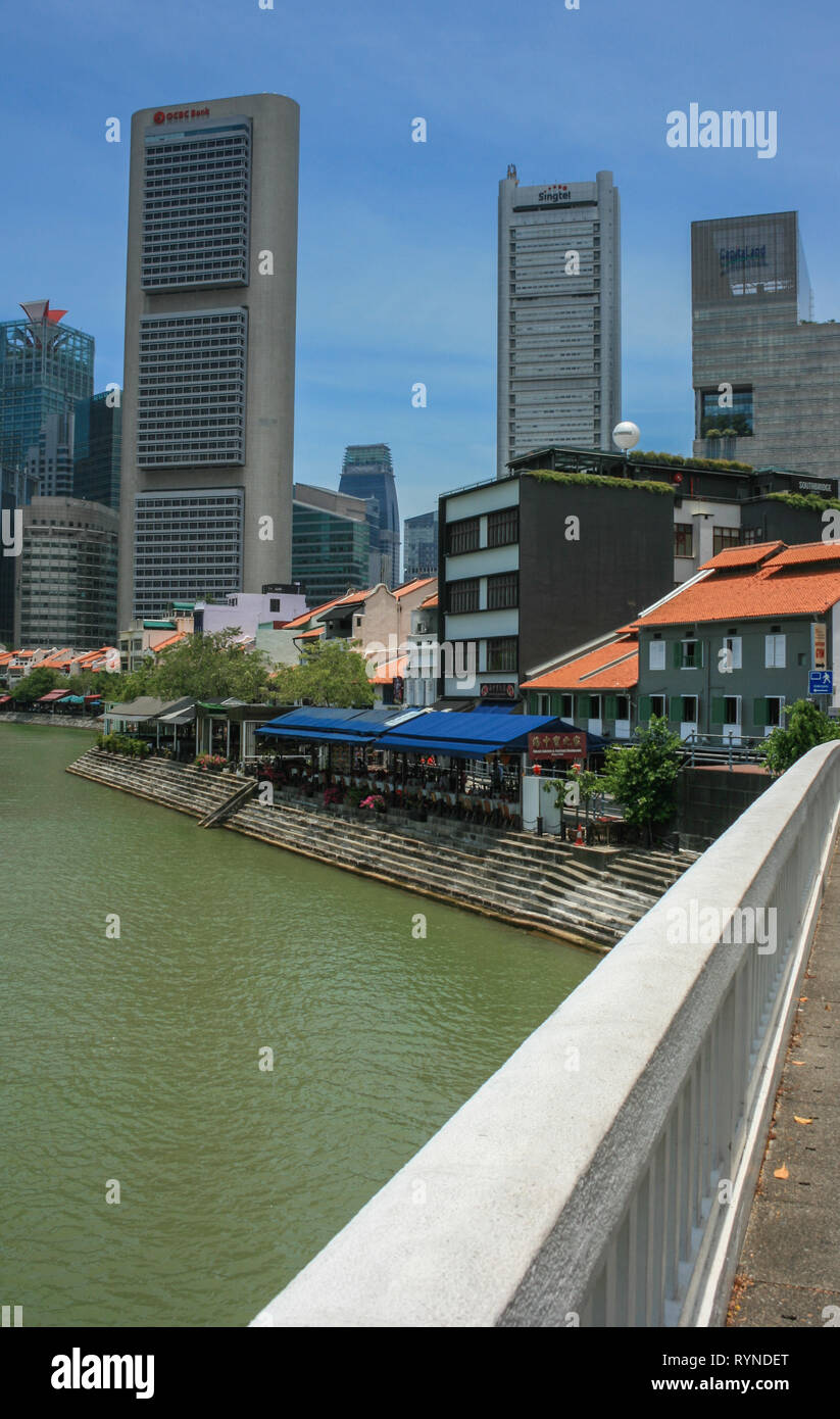 Boat Quay, Singapore Stock Photo - Alamy