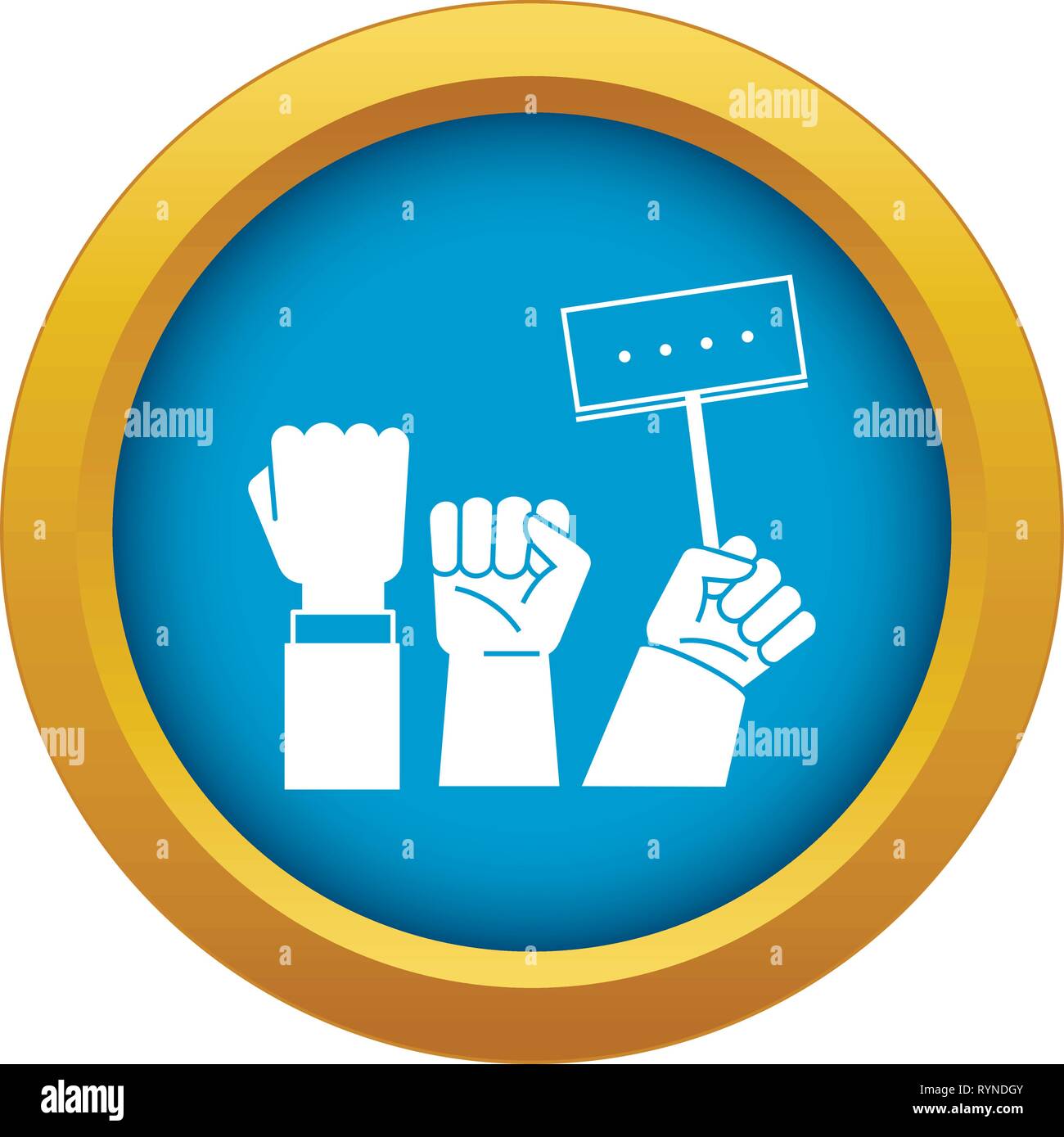 Angry person hands up Stock Vector Images - Alamy