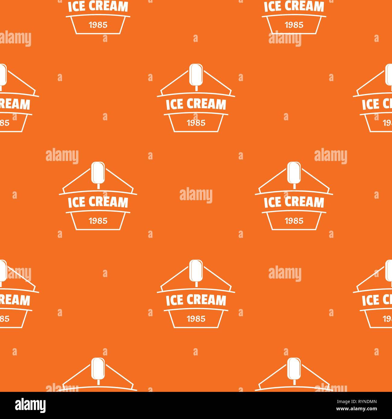 Tasty orange ice pop Stock Vector Images - Alamy