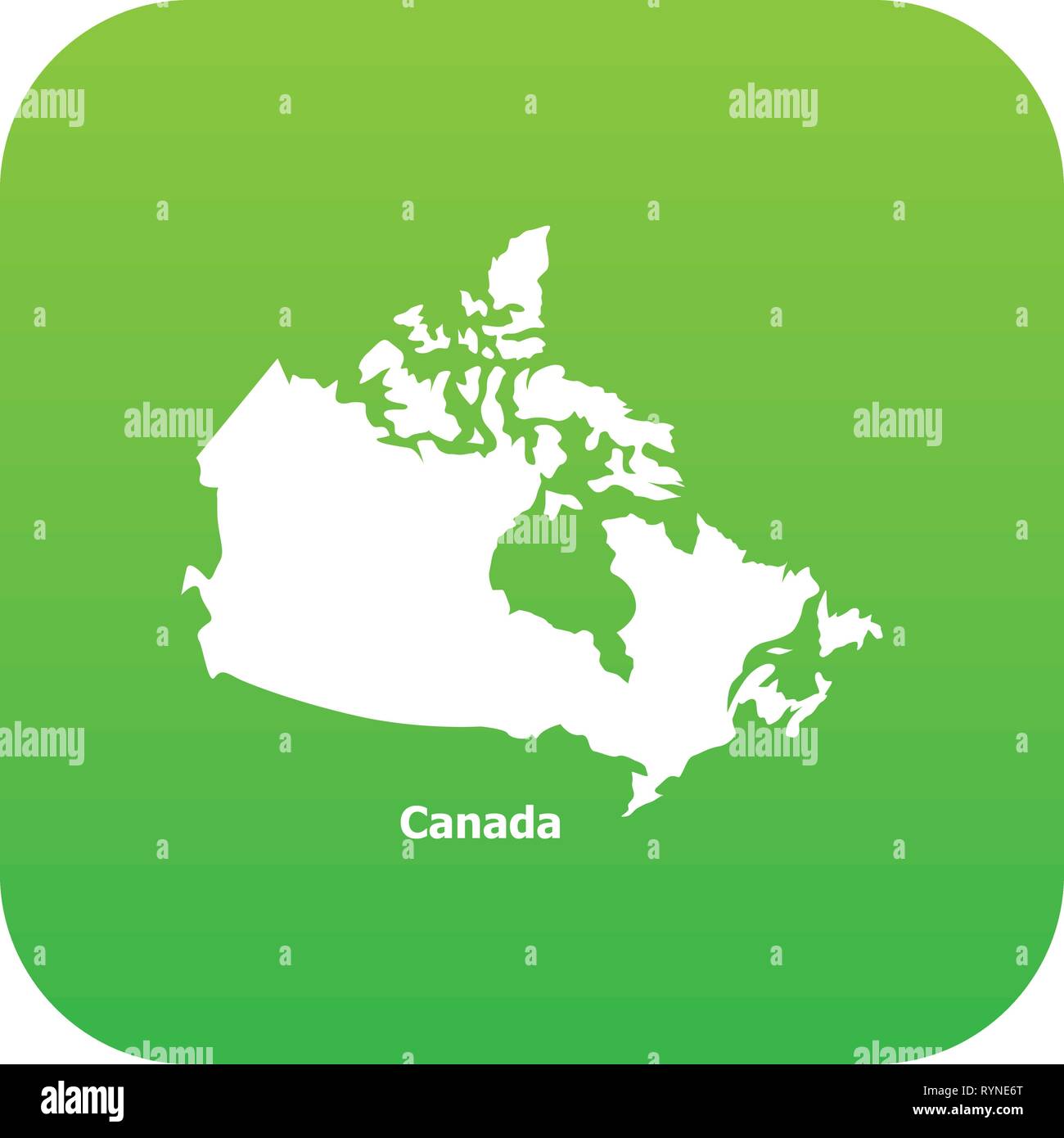 Canada map icon, simple style Stock Vector Image & Art - Alamy