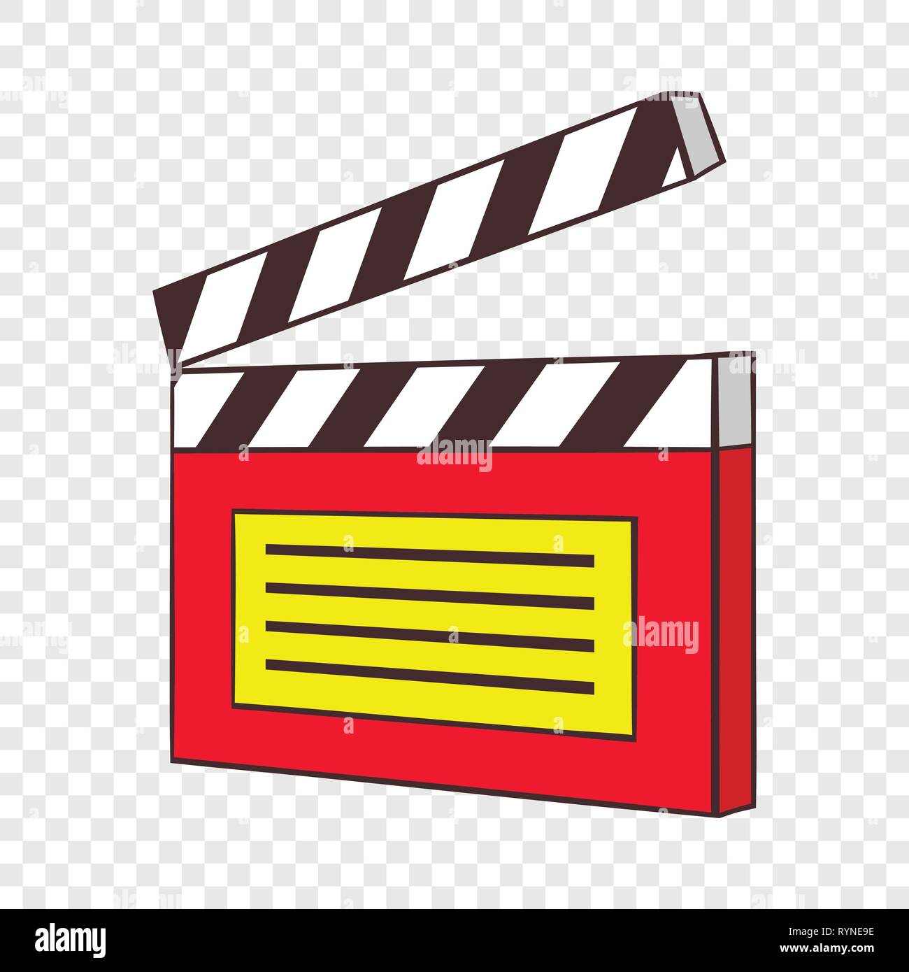 Clapperboard icon, cartoon style Stock Vector Image & Art - Alamy