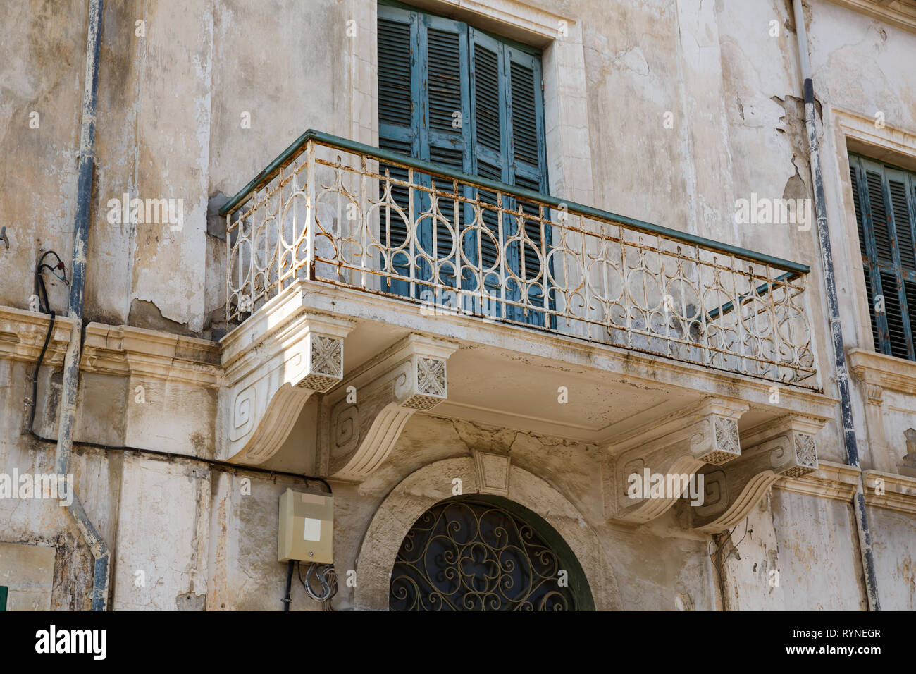 Building with traditional glass balcony hi-res stock photography and ...