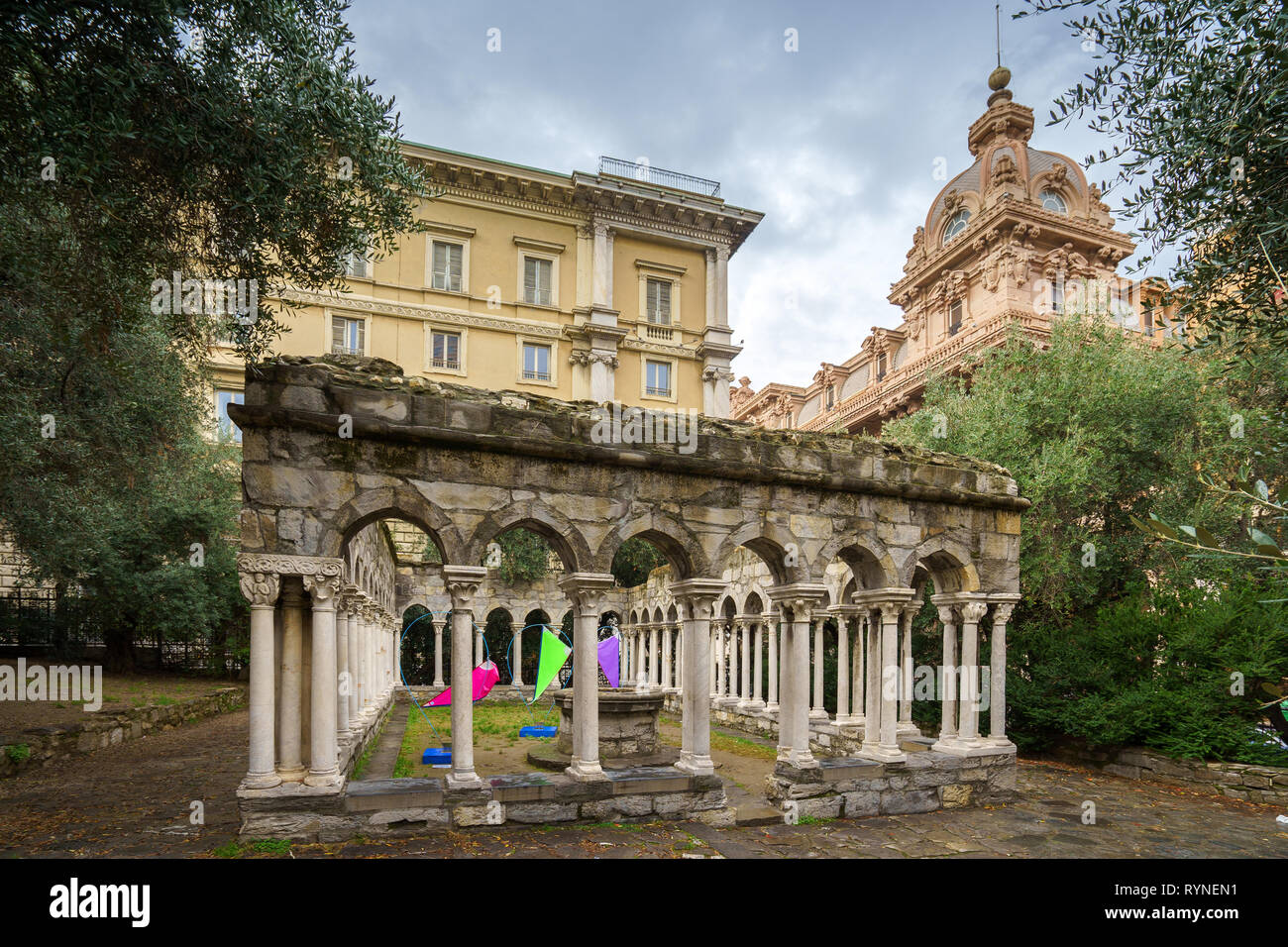 GENOA, ITALY - NOVEMBER 04, 2018 - Christopher Columbus House or Casa ...