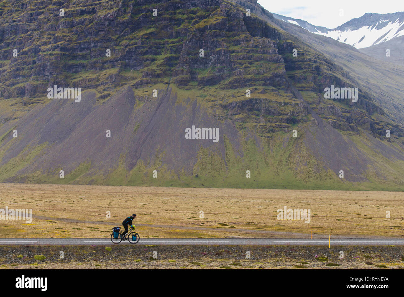 Iceland ring road bicycle hi-res stock photography and images - Alamy