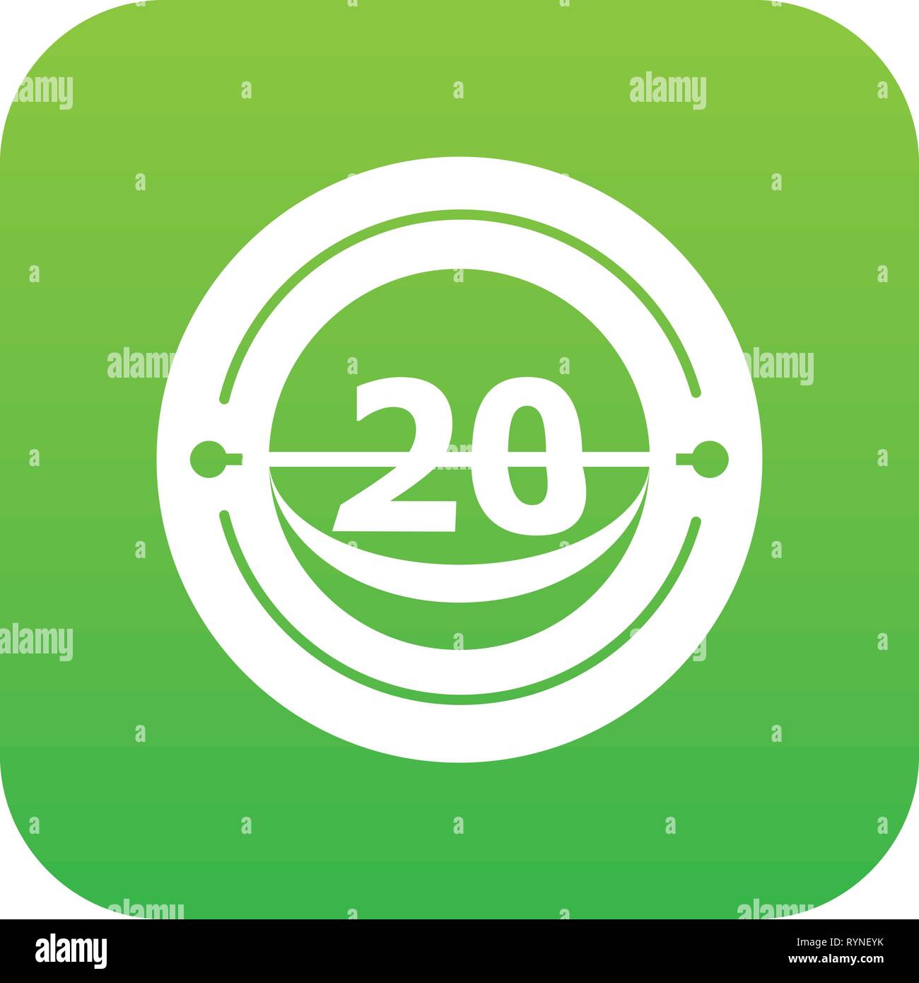 Round calendar icon, simple style Stock Vector Image & Art - Alamy