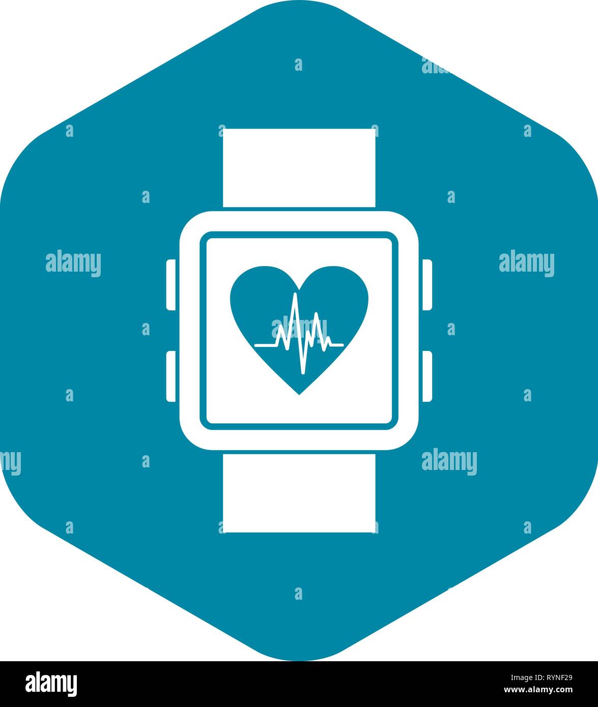 Smartwatch icon, simple style Stock Vector Image & Art - Alamy