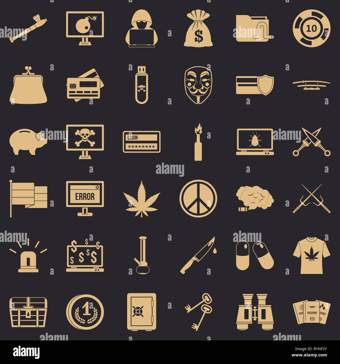 Criminal offence Stock Vector Images - Alamy