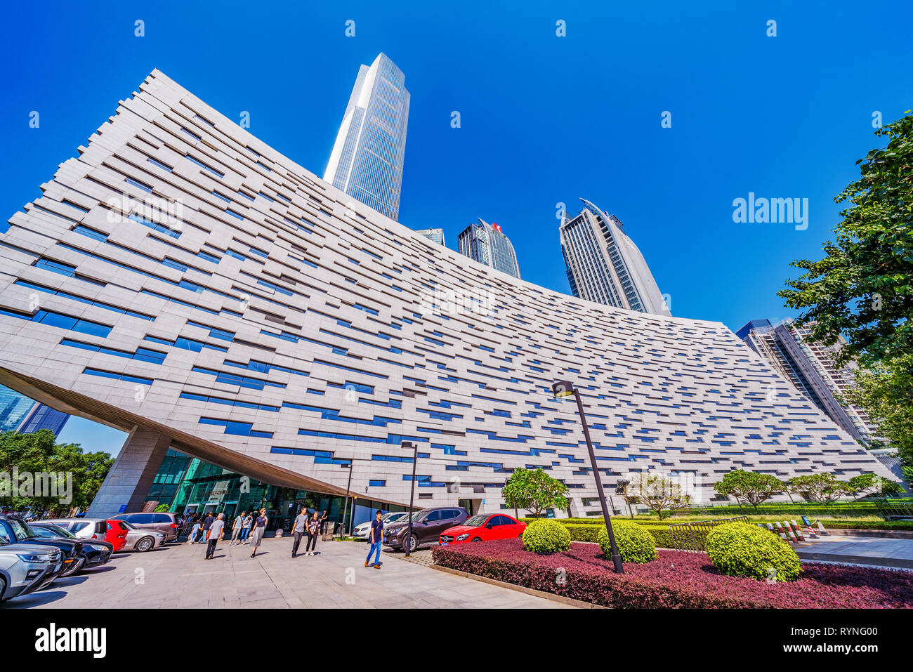GUANGZHOU, CHINA - OCTOBER 27: This is the exterior of the Guangzhou ...