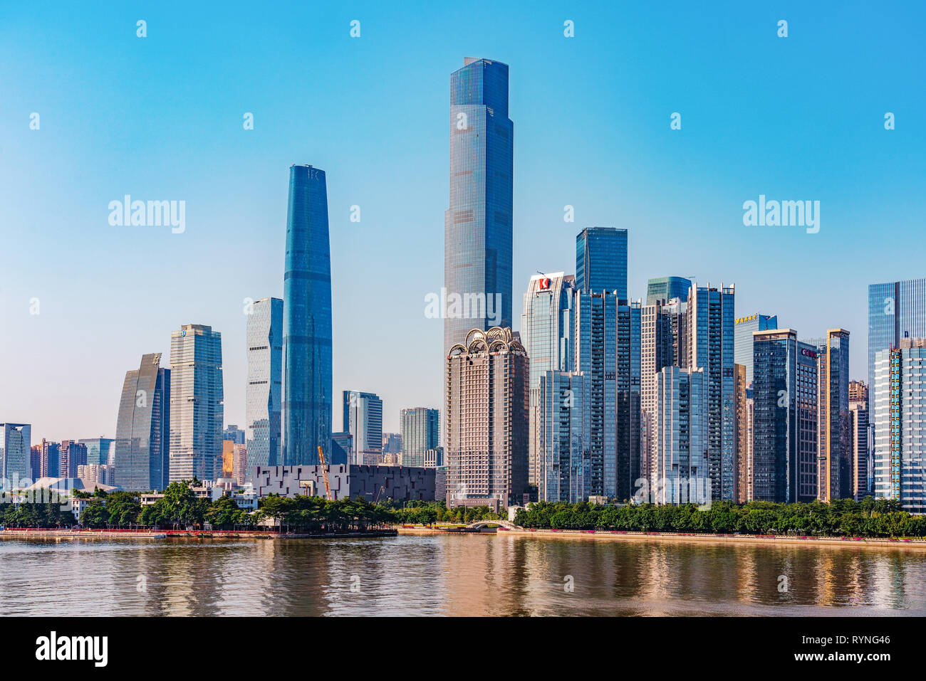 Guangzhou China Skyline