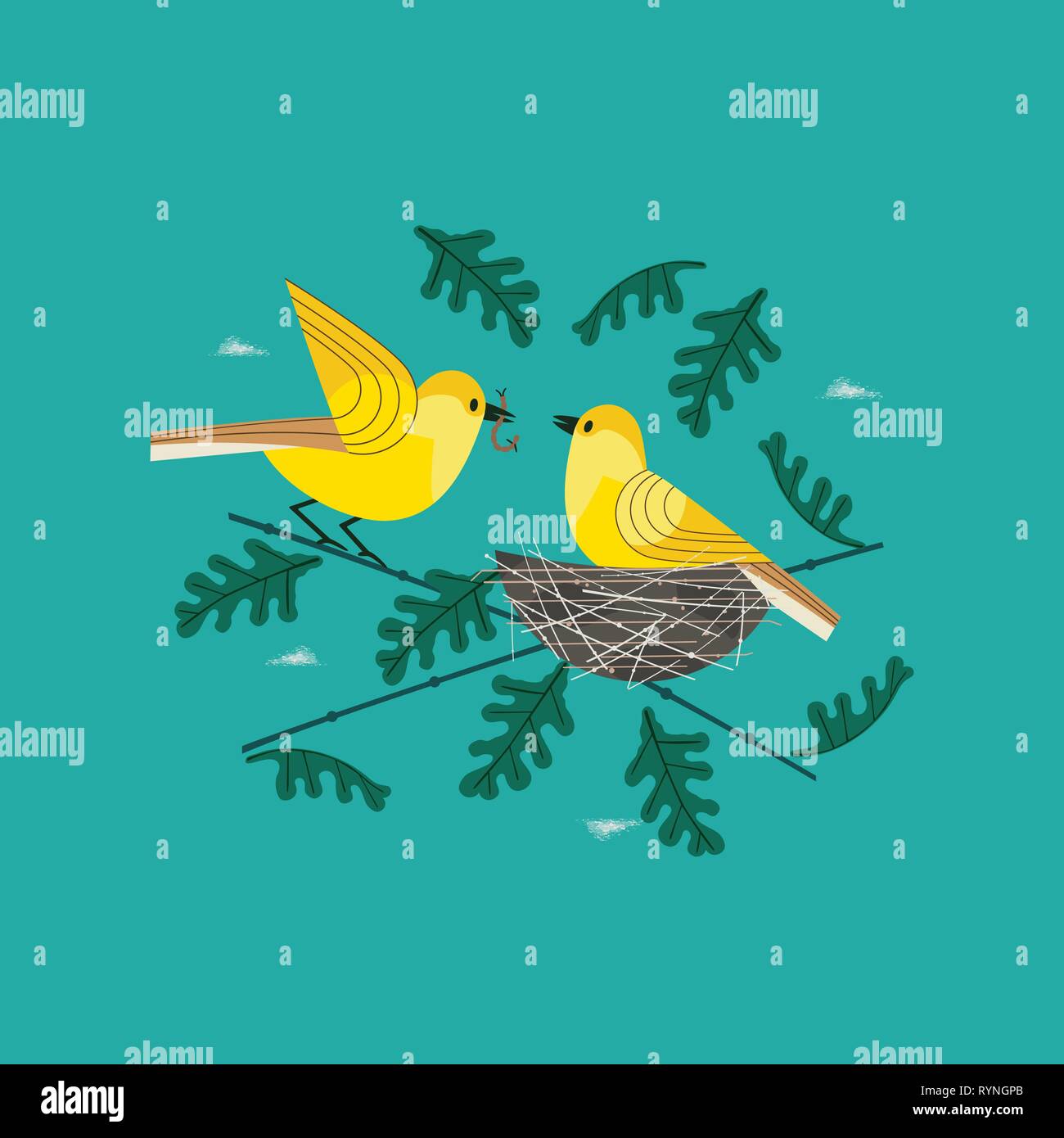 Bird in cage icon Stock Vector Images - Alamy