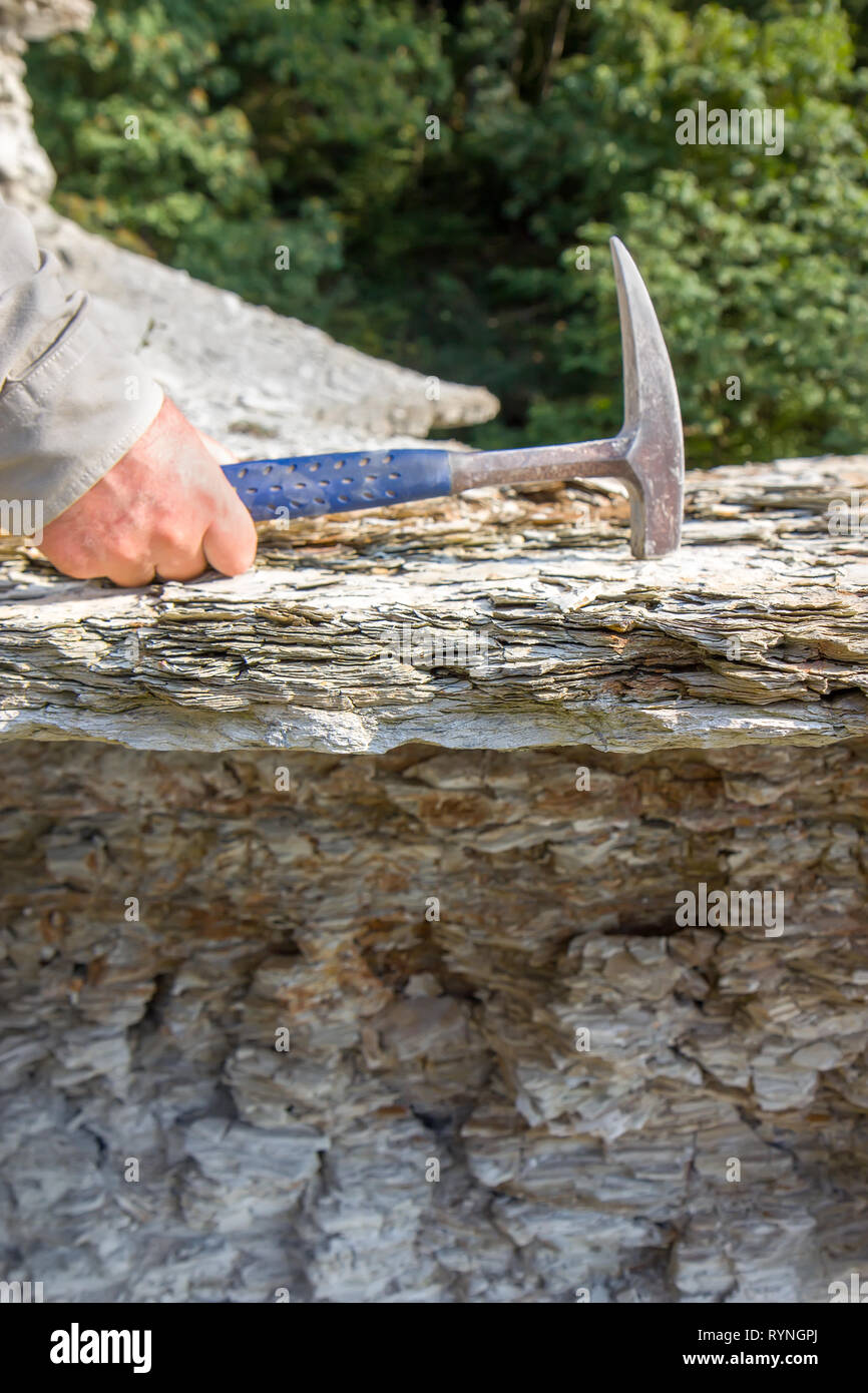 Limestone sediments samples hi-res stock photography and images - Alamy