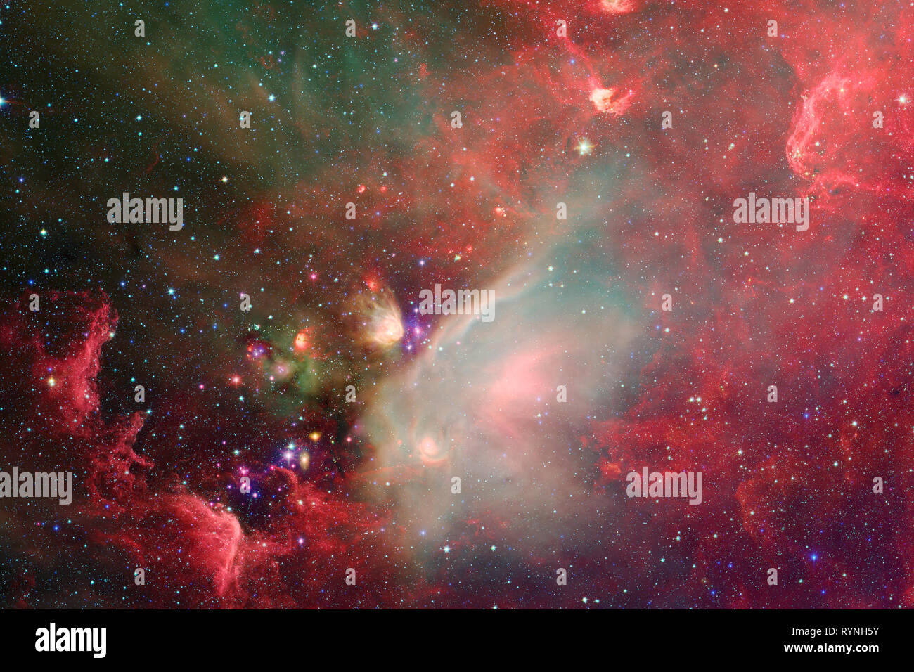 Beautiful space background. Cosmoc art. Elements of this image ...