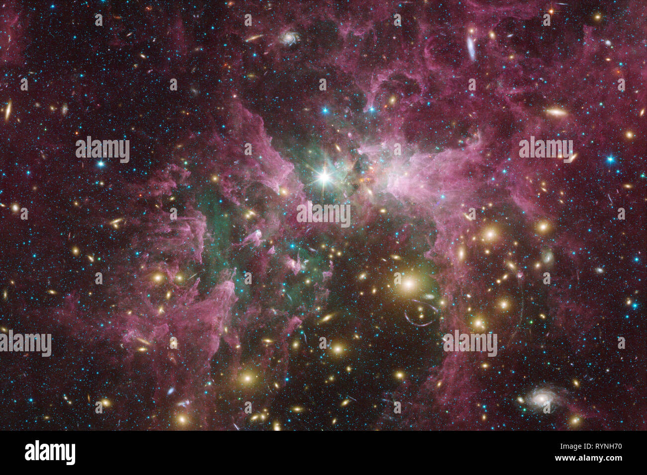 Beauty of outer space. Science fiction wallpaper. Elements of this ...