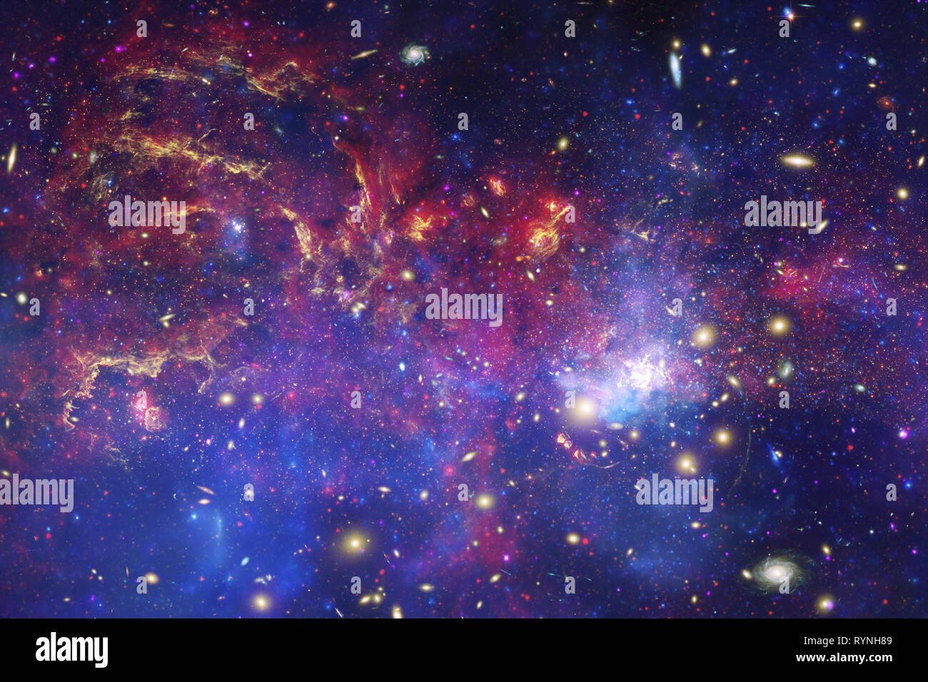 Beauty of outer space. Science fiction wallpaper. Elements of this ...