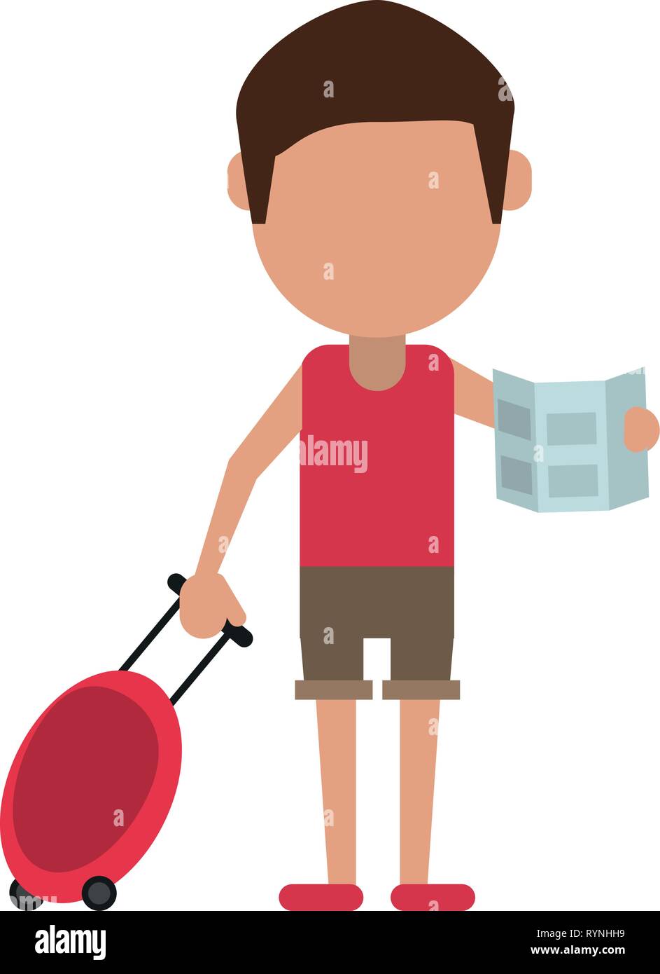 Tourist man avatar Stock Vector Image & Art - Alamy