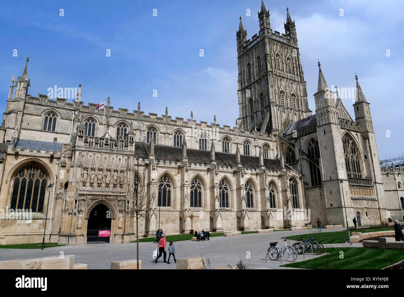 Gloucester Cathedral, Gloucester, Gloucestershire, England, UK Stock ...