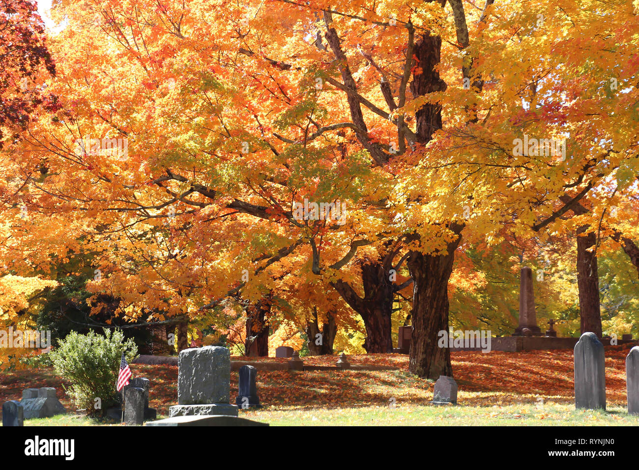Gravestones cemetary america hi-res stock photography and images - Alamy