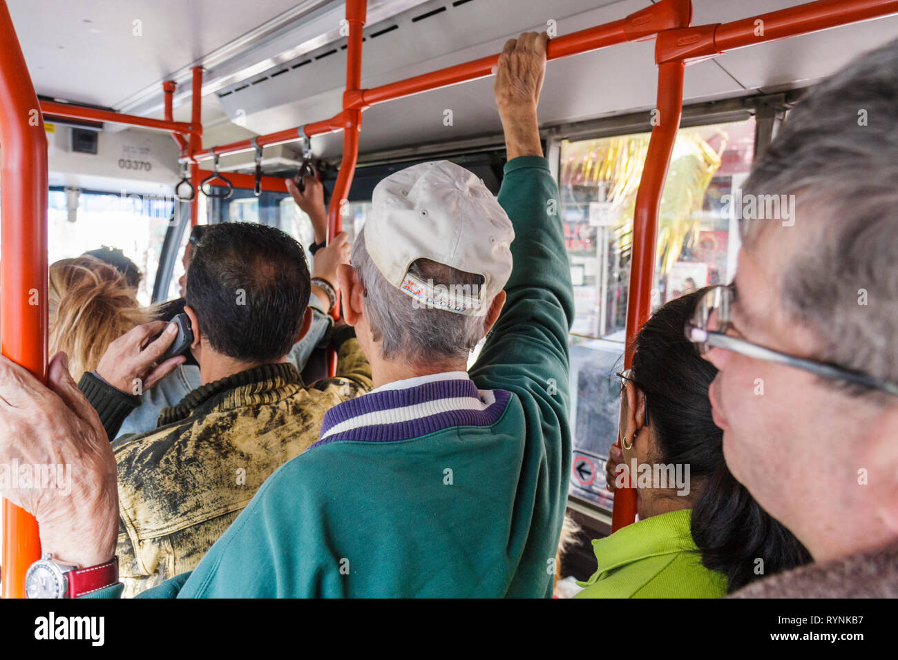 Miami dade metrobus bus public transportation mass transit hi-res stock ...