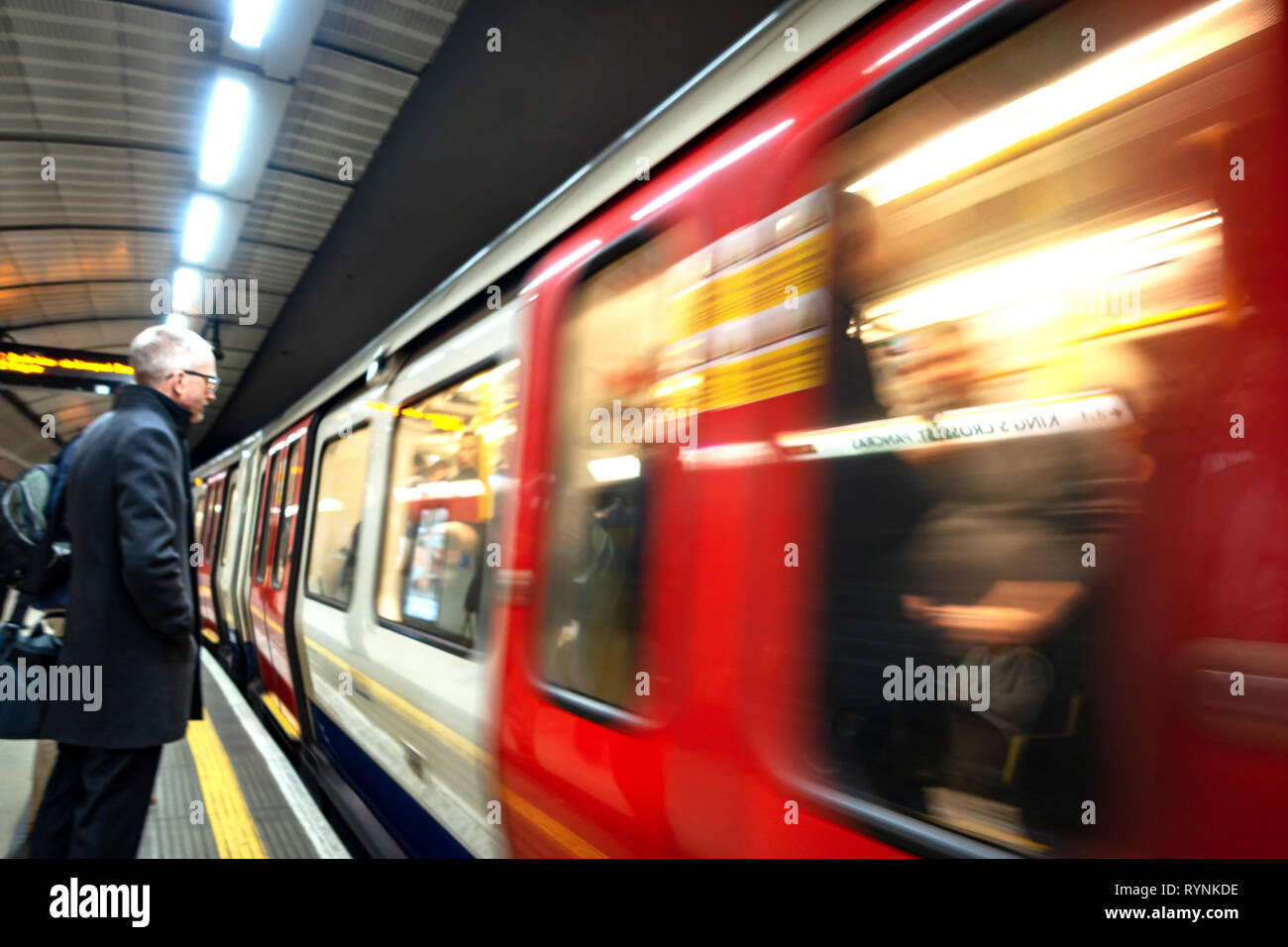 Packed commuter train carriage hi-res stock photography and images - Alamy