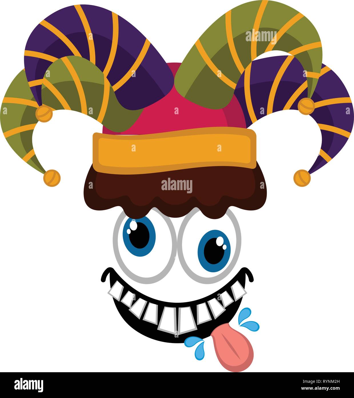 Harlequin illustration hi-res stock photography and images - Alamy