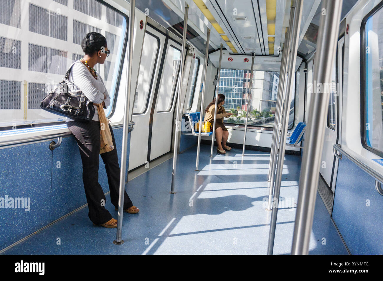 Miami Florida,Metromover,mass transit,public transportation,automated ...