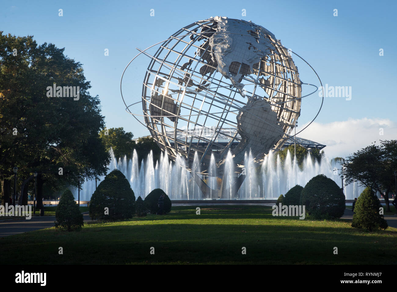 Unisphere Flushing Meadows Park Queens Stock Photo - Alamy