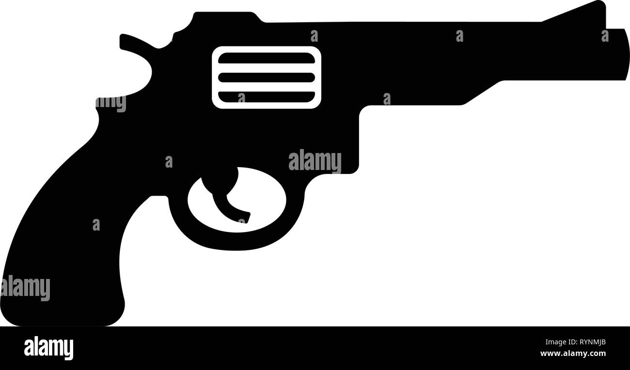 Isolated pistol icon Stock Vector Image & Art - Alamy
