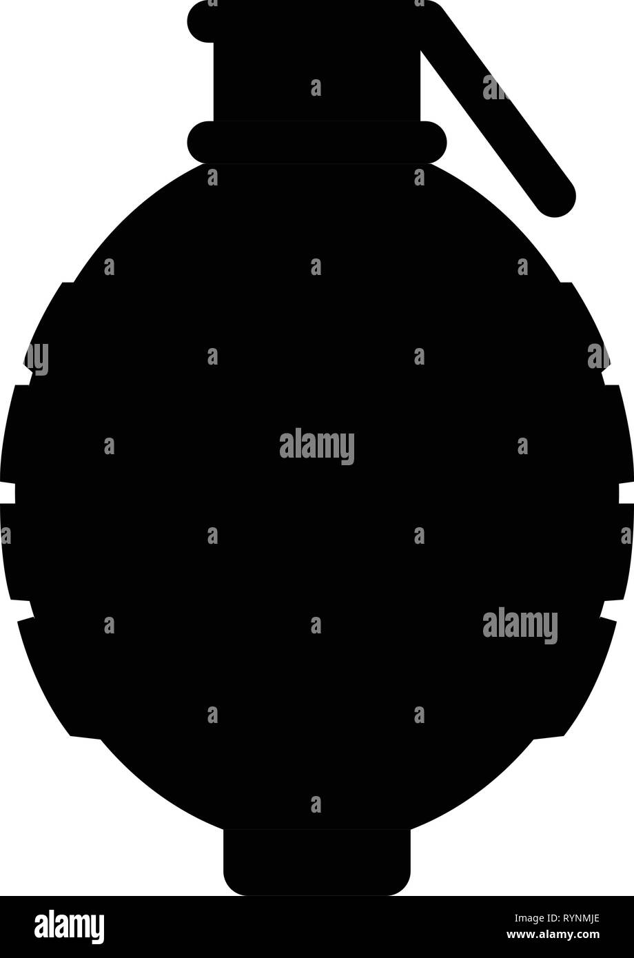 Isolated hand grenade icon Stock Vector Image & Art - Alamy
