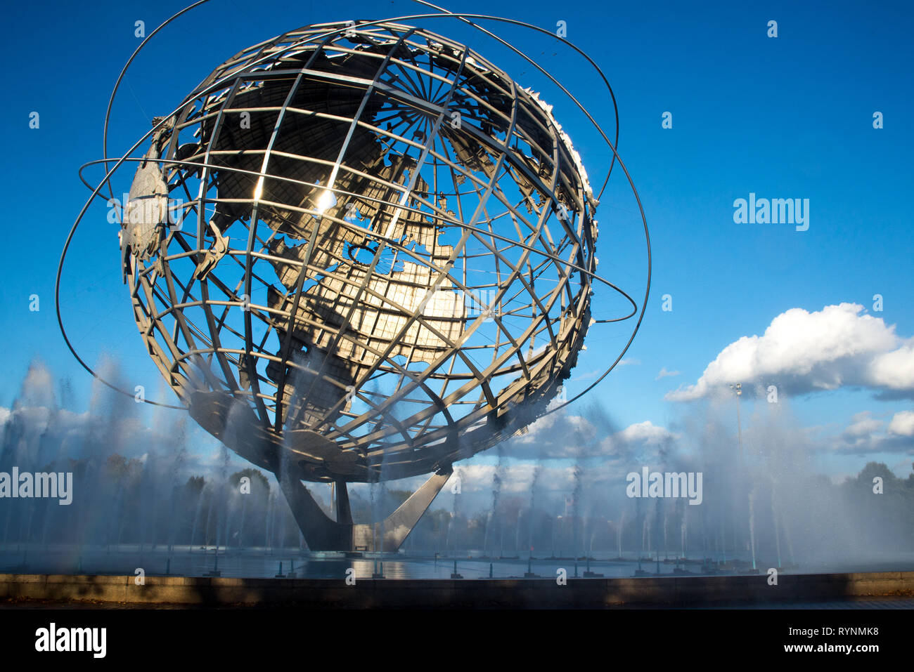 Unisphere Flushing Meadows Park Queens Stock Photo - Alamy
